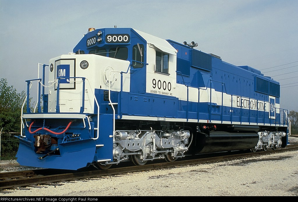 EMDX 9000, Class unit of 100-unit EMD SD60 order on lease to BN, NEW